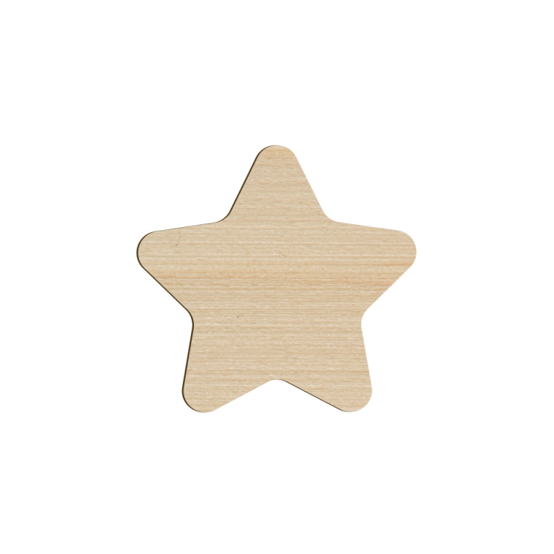 Forme étoile en bois, support à peindre ou décorer pour vos loisirs ...